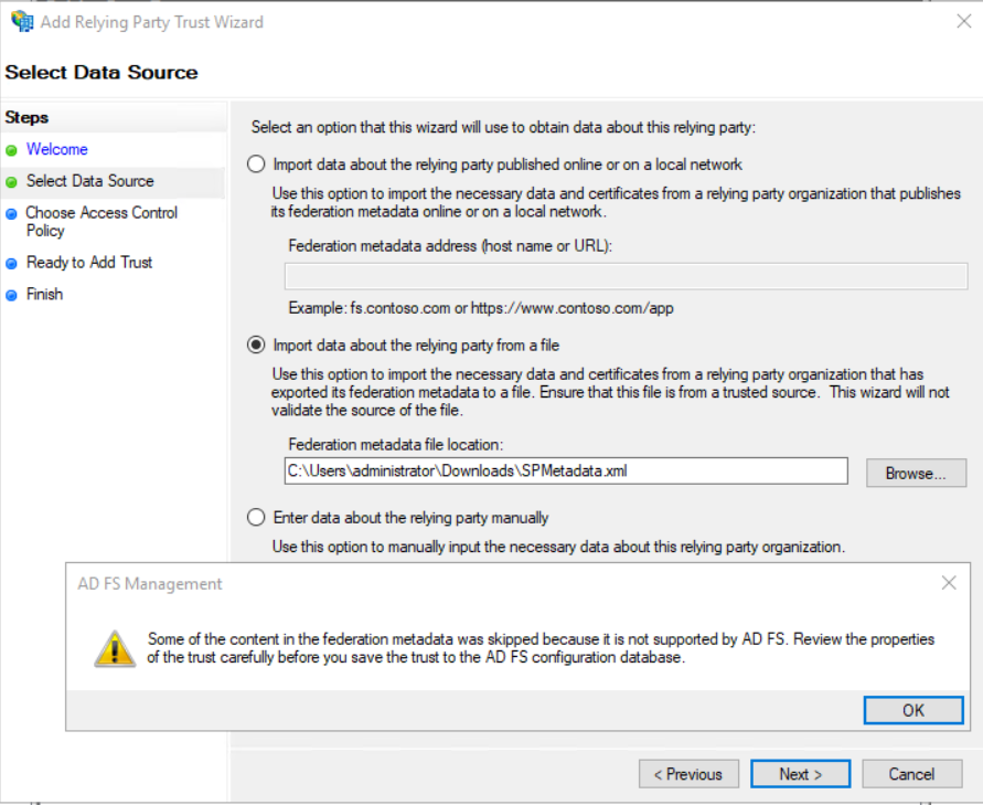 Set login via Microsoft ADFS and Single sign-on (SSO) – MCG Support