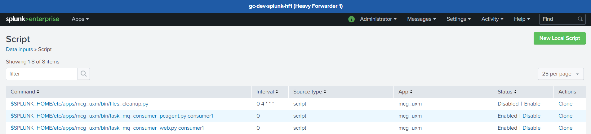 Install on Linux (Distributed Splunk Environment) – MCG Support