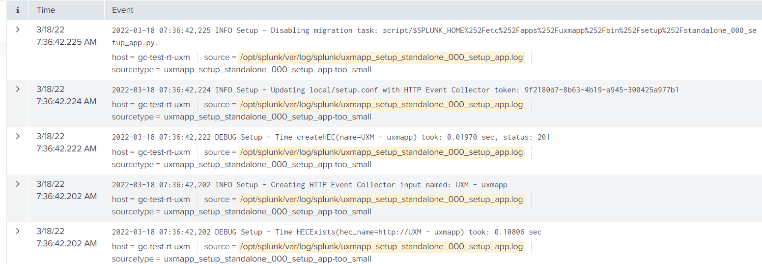 Install on Linux (Standalone Splunk Environment) – MCG Support